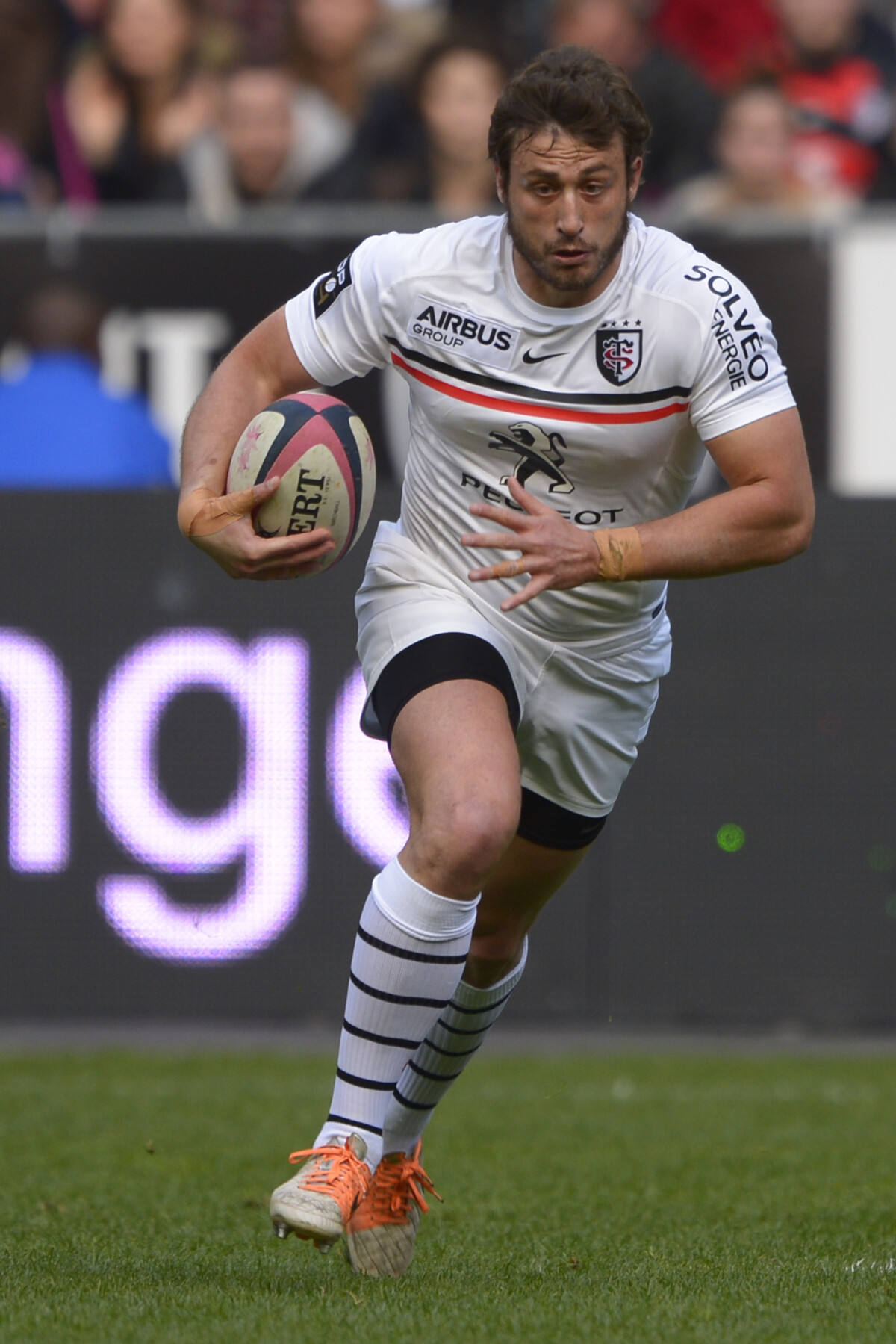 Photo : Maxime Ménard lors du match Stade français-Toulouse au Stade de ...