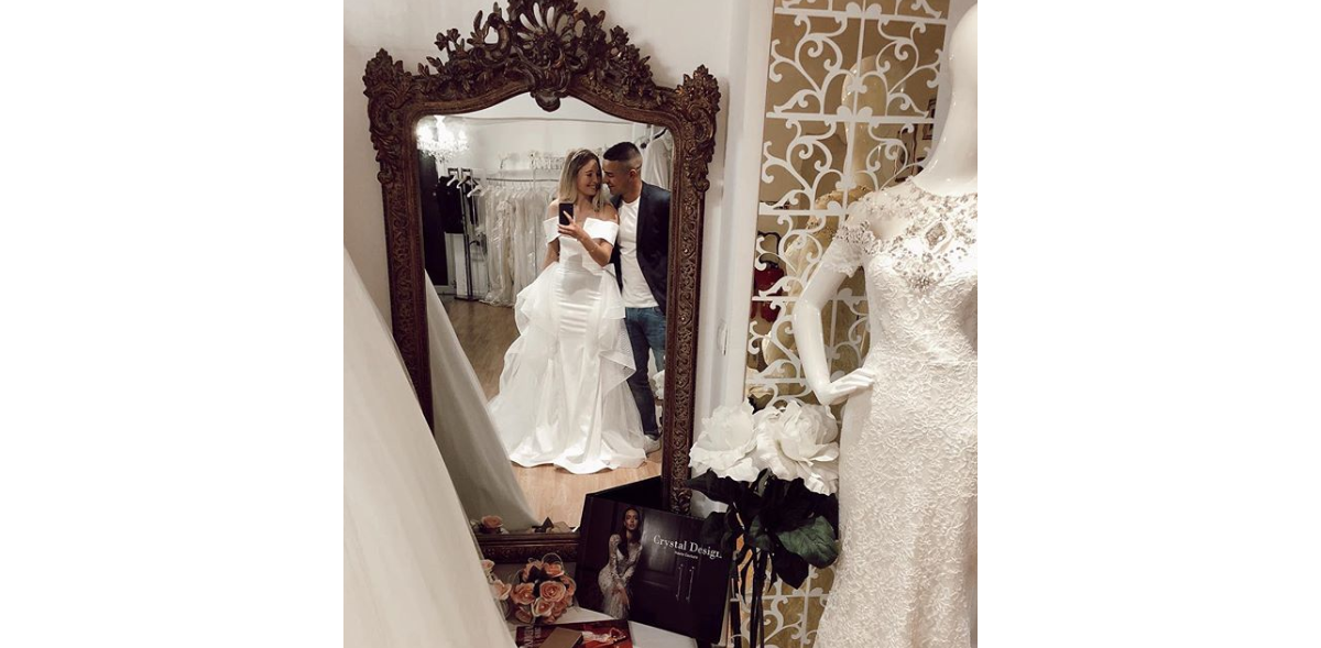 Photo : Emma (Mariés au premier regard) se dévoile en robe de mariée au ...