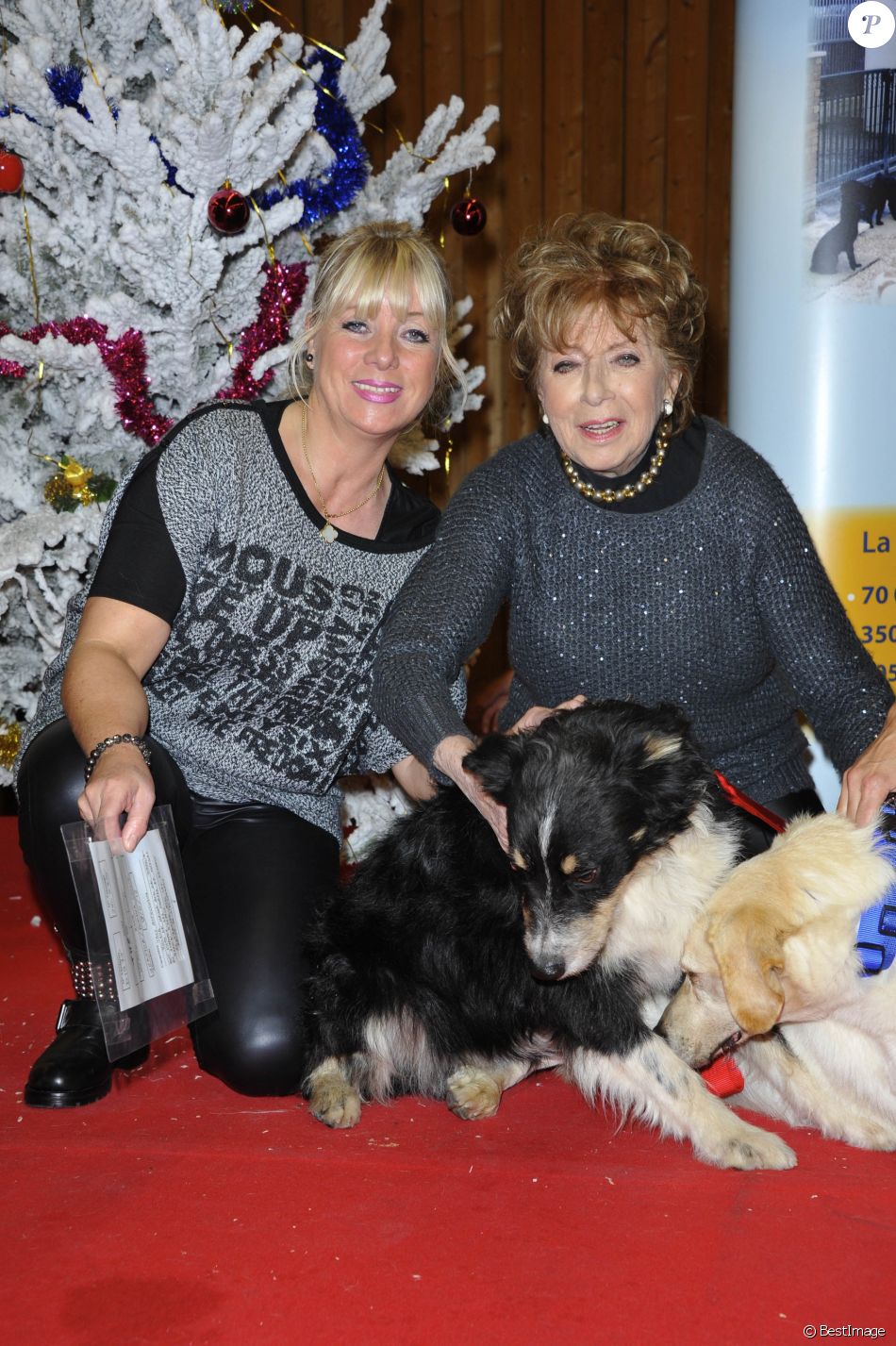 Marthe Mercadier et sa fille Veronique - Noël de la Fondation ...
