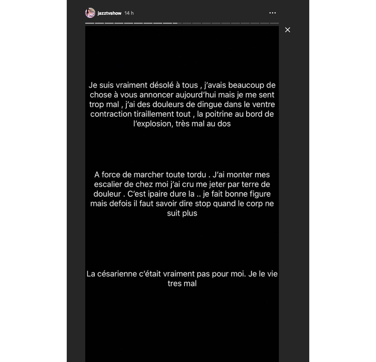 Photo : Jazz, Instagram, 20 février 2019 - Purepeople