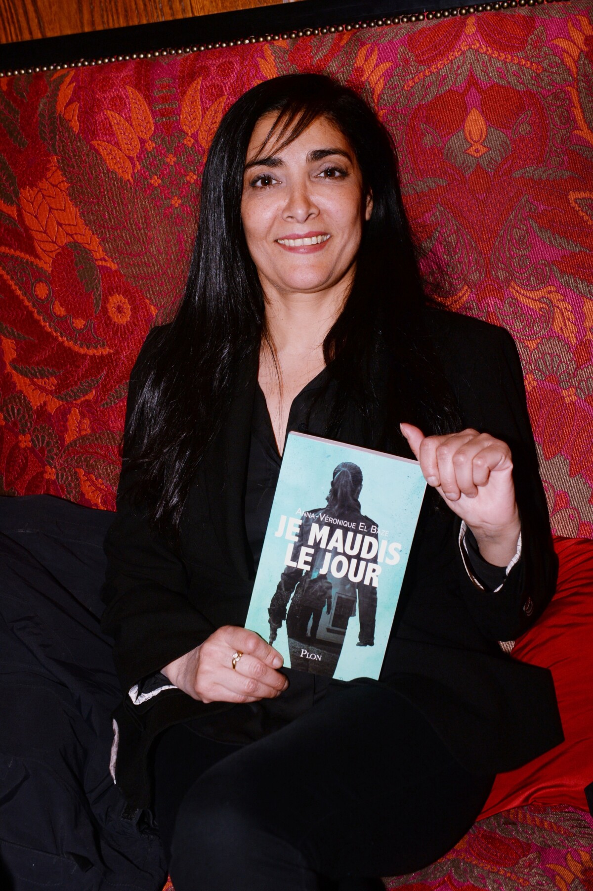 Photo : Fatima Adoum lors de la soirée de lancement du nouveau polar de ...