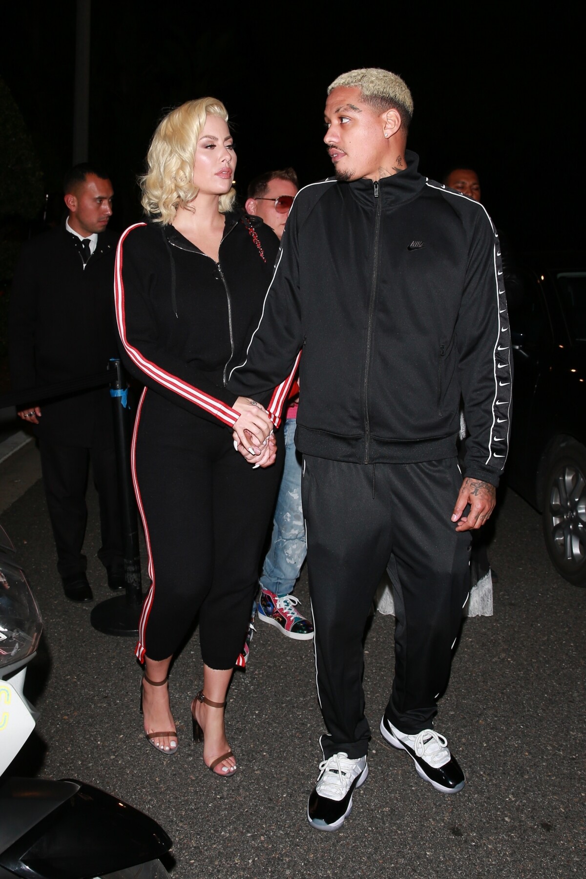 Photo : Amber Rose, Alexander Edwards à la sortie de la soirée des "Pré ...