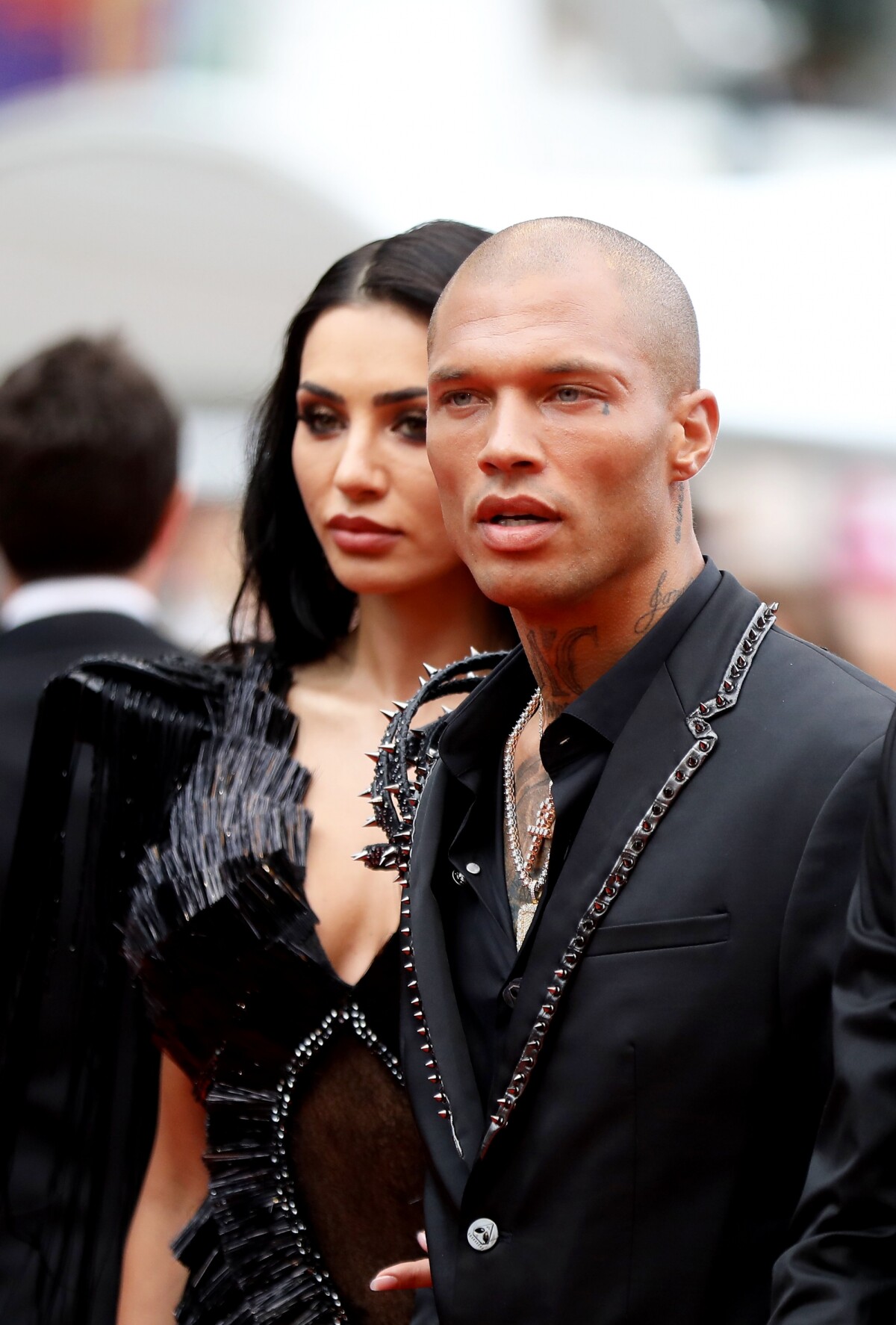 Photo : Andreea Sasu et Jeremy Meeks - Montée des marches du film "The ...