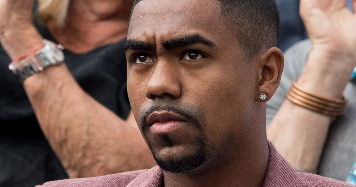 Le footballeur Malcom (FC Barcelone) dans les tribunes de Roland-Garros ...