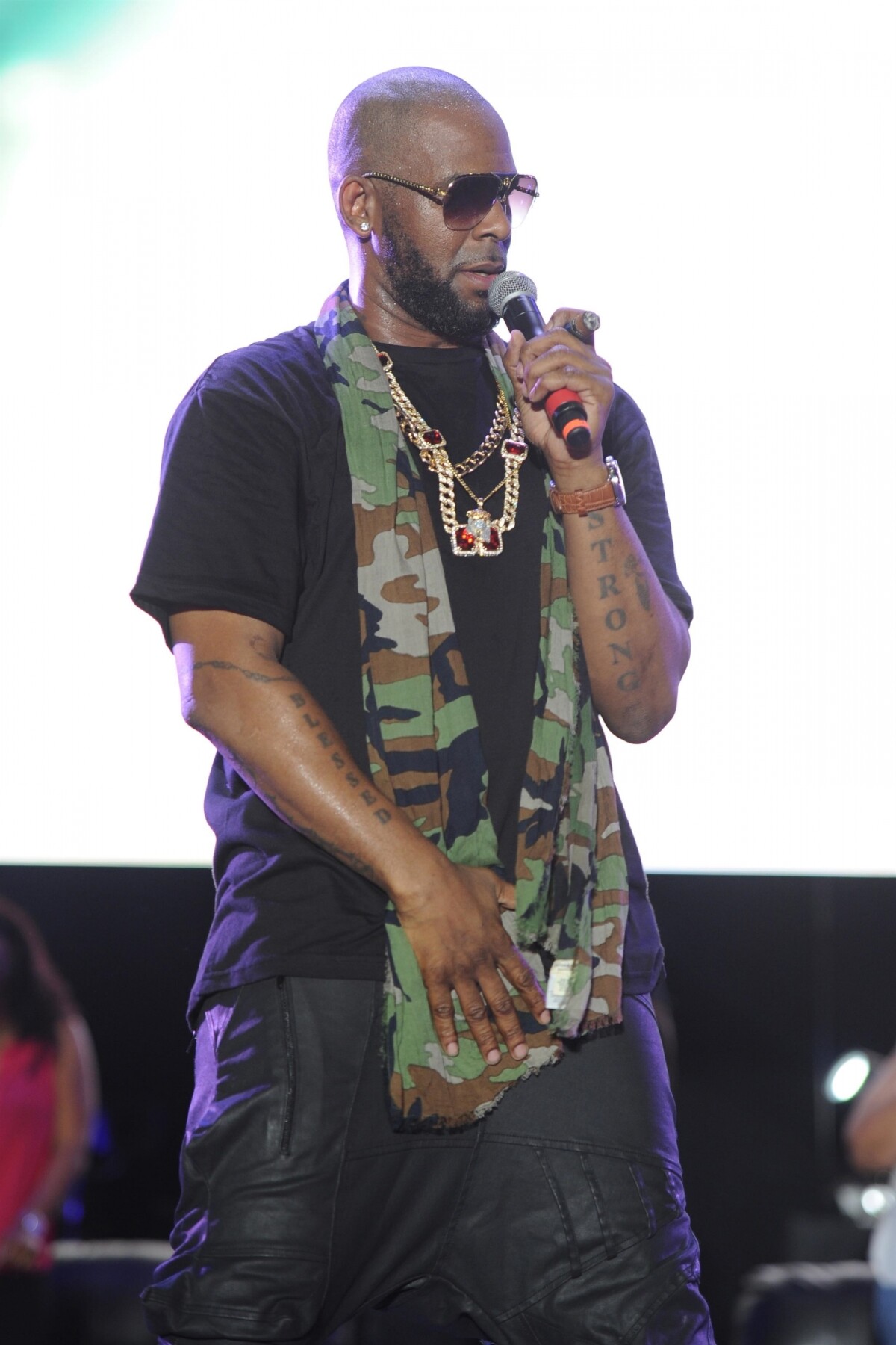 Photo : Le rappeur R. Kelly (Robert Sylvester Kelly) en concert à Miami ...