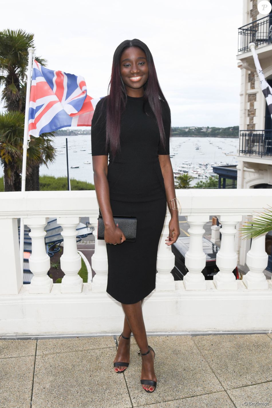 Karidja Touré lors de l'inauguration de l'hôtel Barrière Le Grand Hôtel ...