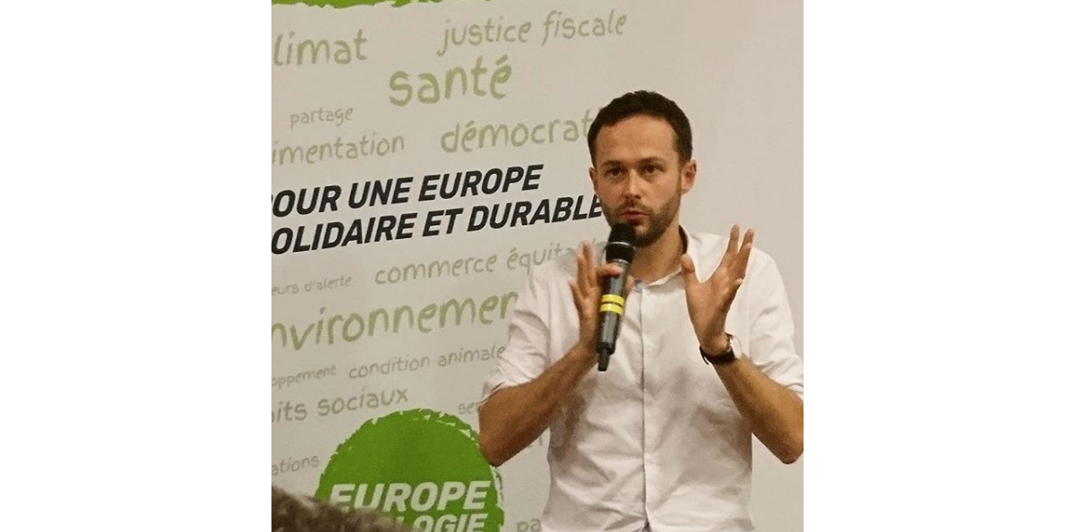 Photo : David Belliard lors du colloque Zoopolis, Instagram le 20 ...