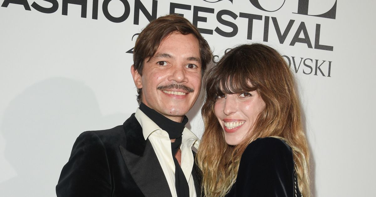 Elie Top et Lou Doillon au photocall de la soirée du Vogue Fashion ...