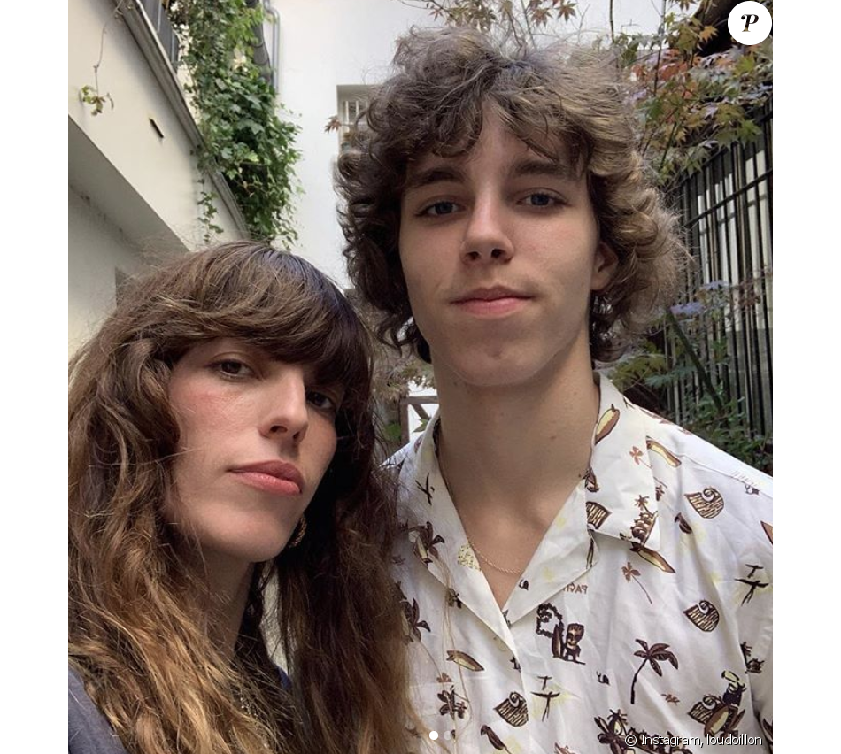 Lou Doillon et son fils sur Instagram. - Purepeople