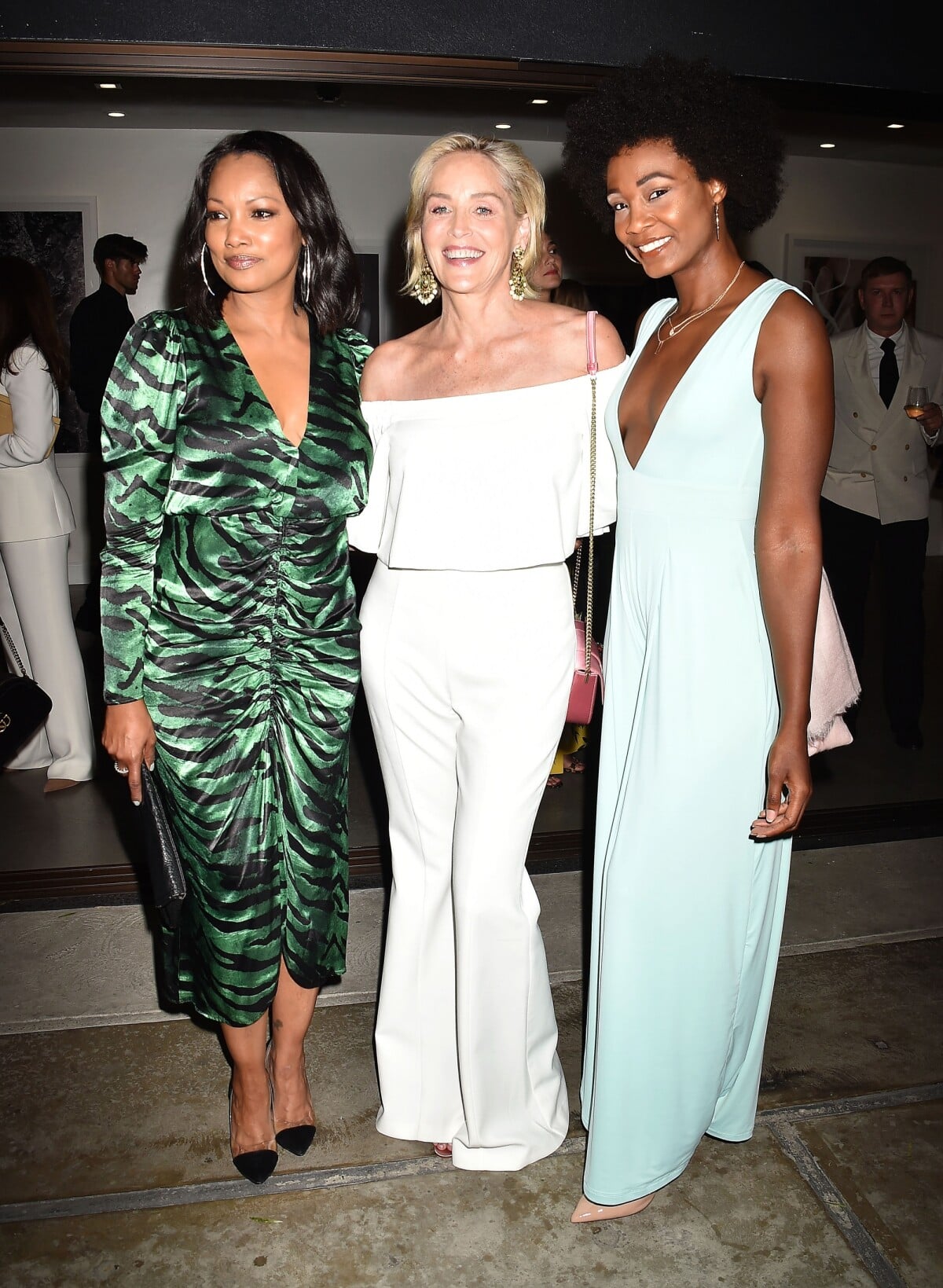 Photo : Garcelle Beauvais, Sharon Stone and Savannah Williams à la ...