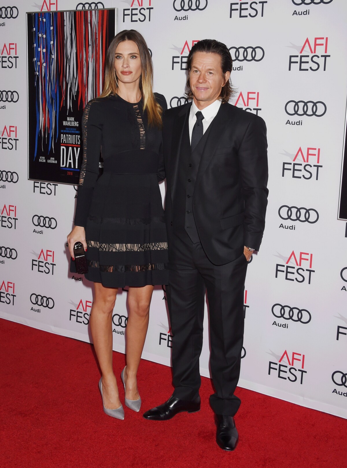 Photo : Mark Wahlberg et Rhea Durham à la projection de "Patriots Day ...