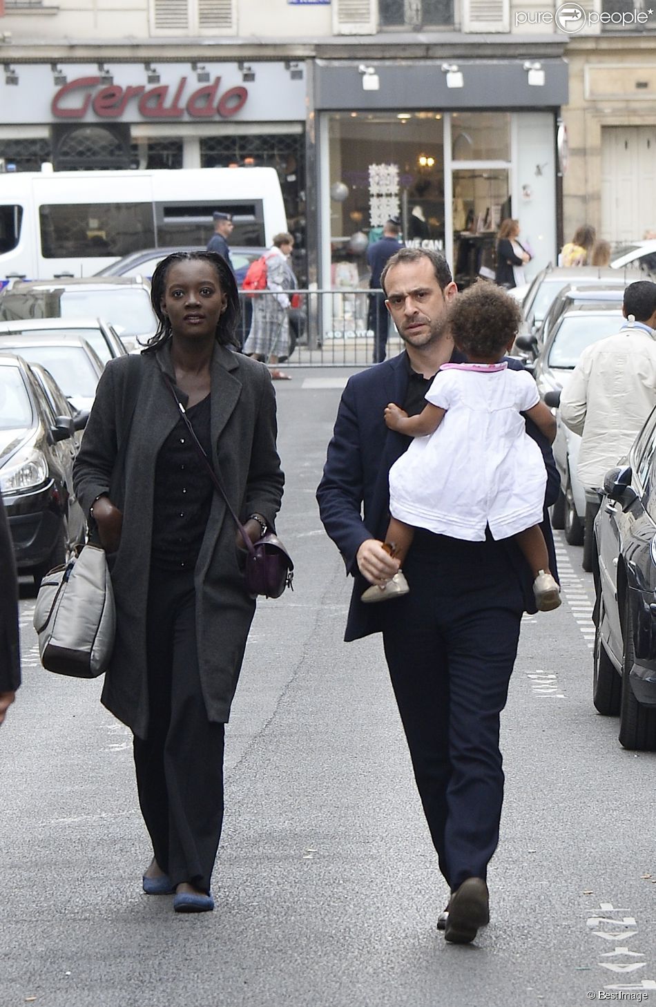 Rama Yade, son mari Joseph Zimet et leur fille Jeanne - Soirée du ...