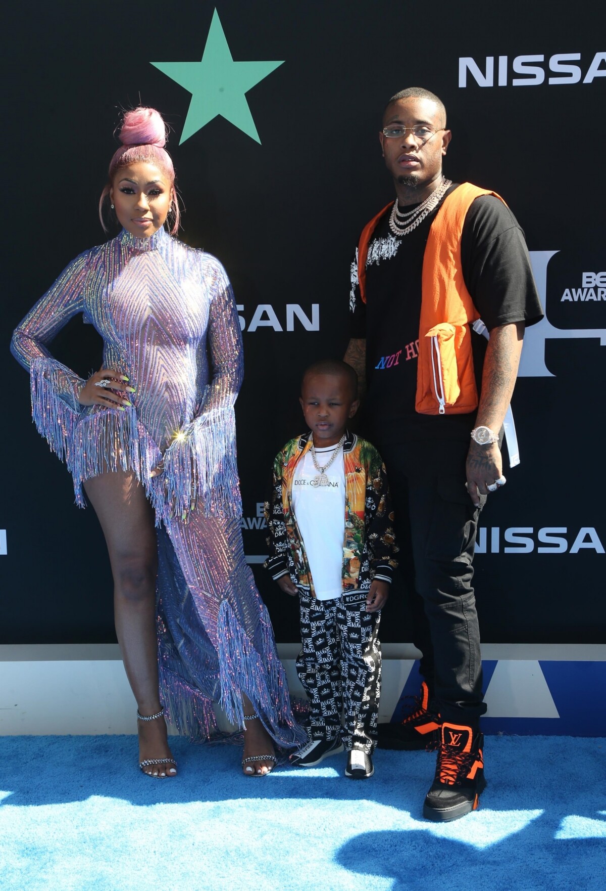 Photo : Yung Miami, son fils Jai et son petit ami, le producteur ...
