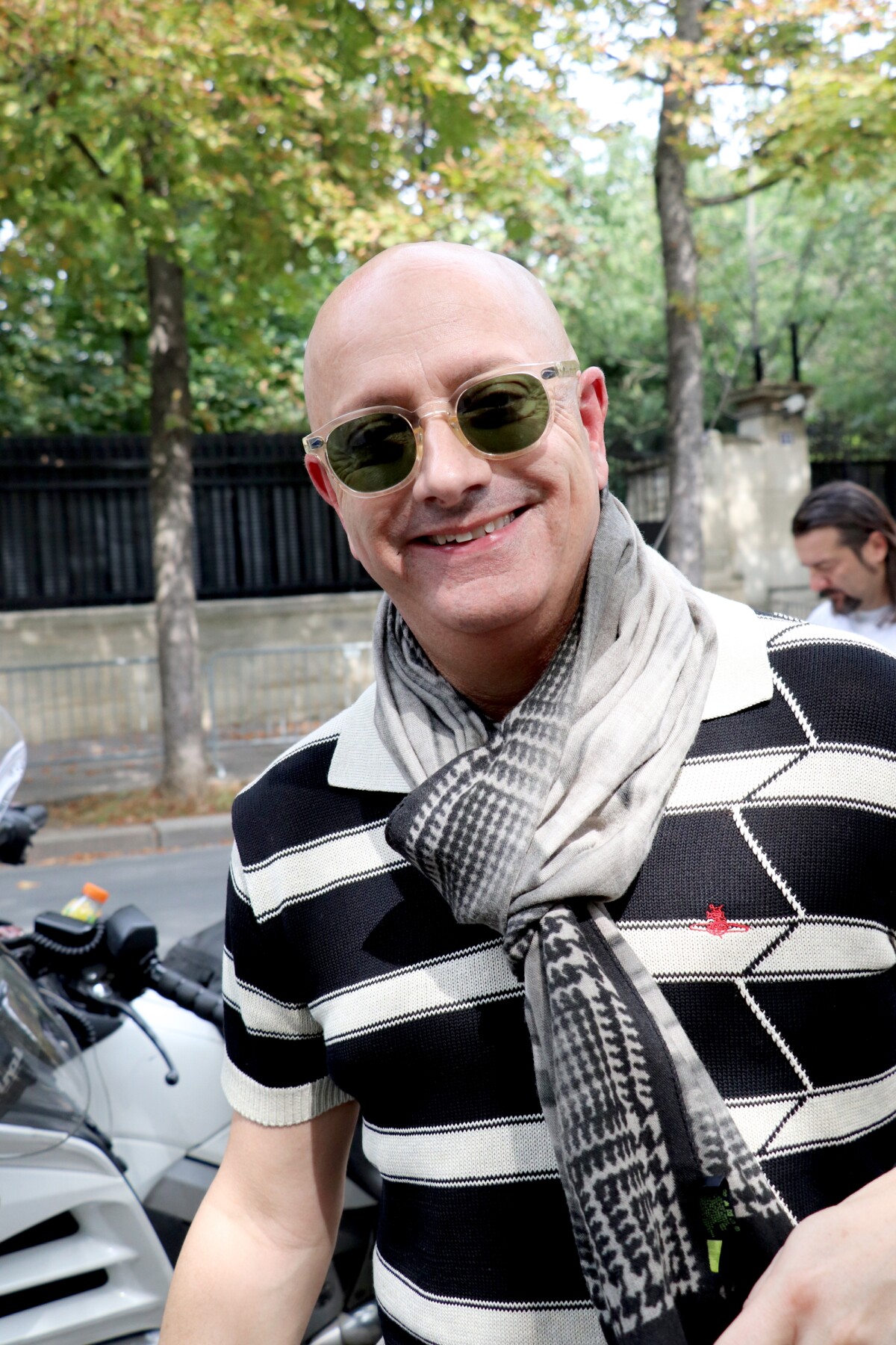 Photo : Joseph Gorgoni arrive à l'enregistrement de l'émission ...