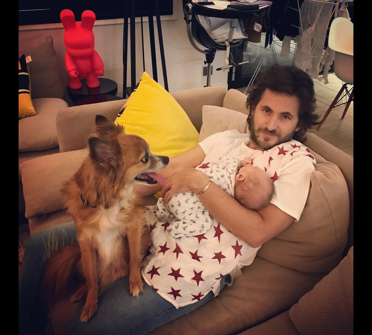 Photo : Mickael Miro en famille sur Instagram. - Ode (Purepeople)