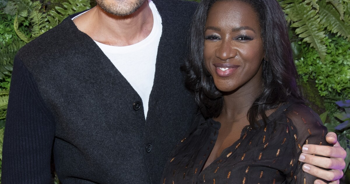 Hapsatou Sy (très) enceinte et soutenue par son chéri Vincent Cerutti ...