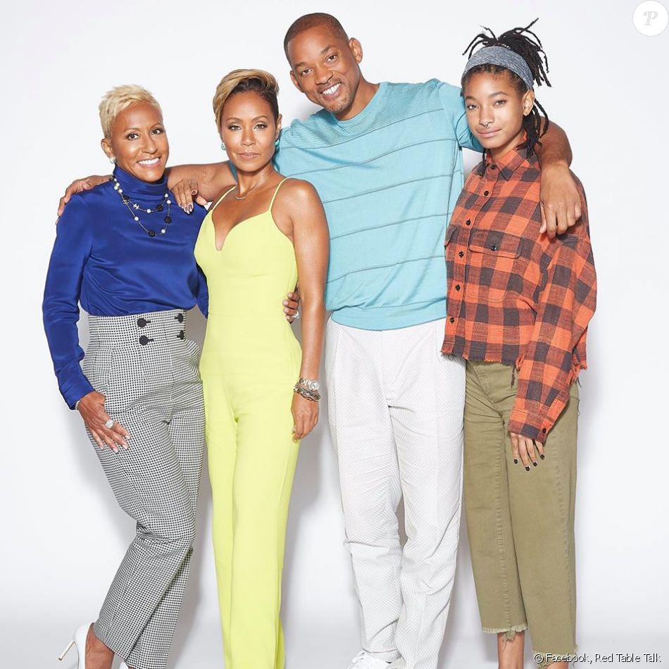 Jada Rowland, sa fille Jada Pinkett Smith, Will Smith et leur fille ...