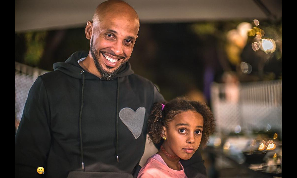 Photo : Coach Joe avec l'une de ses filles, 18 avril 2018, sur ...