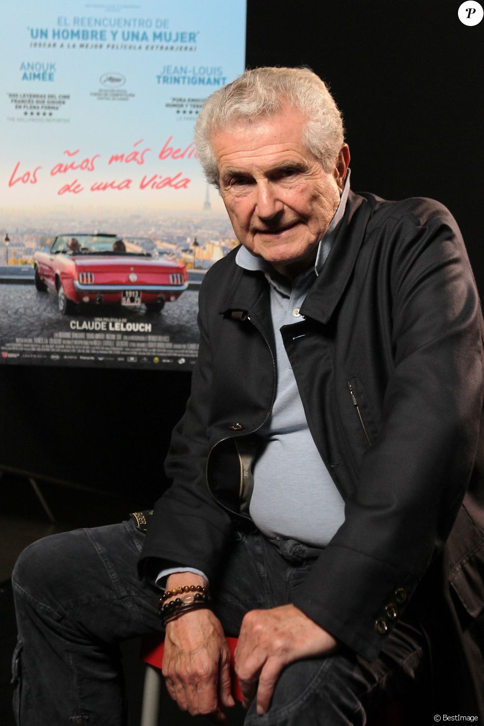 Claude Lelouch présente son film Les Plus belles annees d'une vie à ...