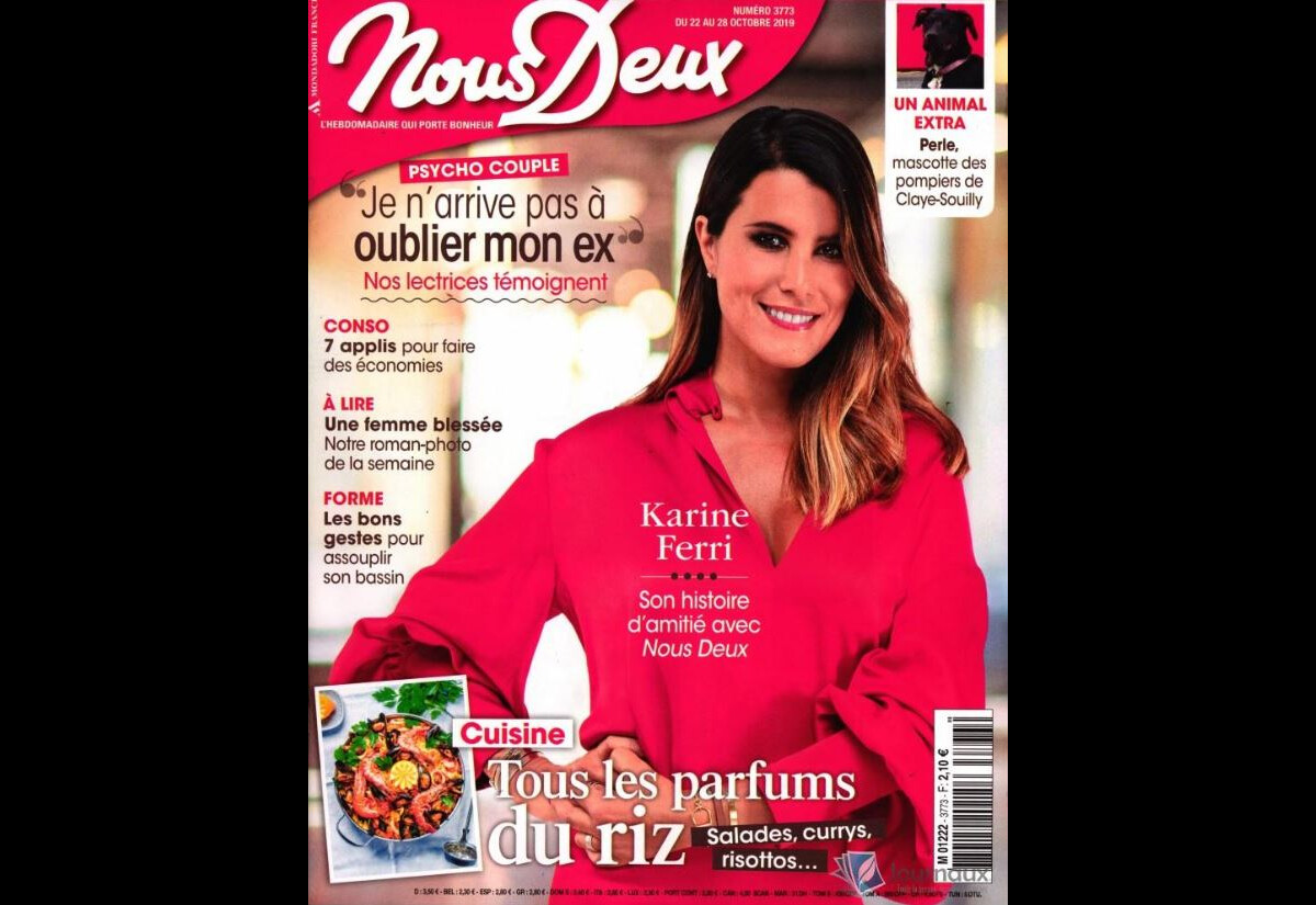 Photo : Couverture du magazine "Nous Deux", numéro 3773. - Purepeople
