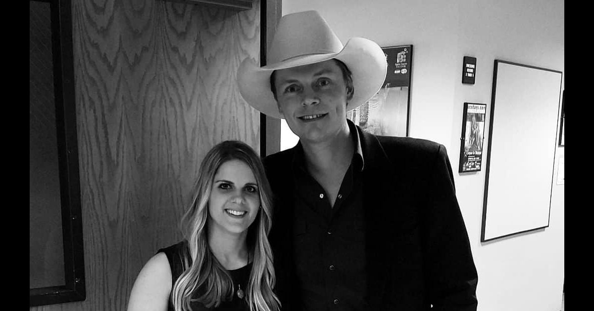 Ned LeDoux et sa femme Morgan en janvier 2019 lors des Rocky Mountain ...
