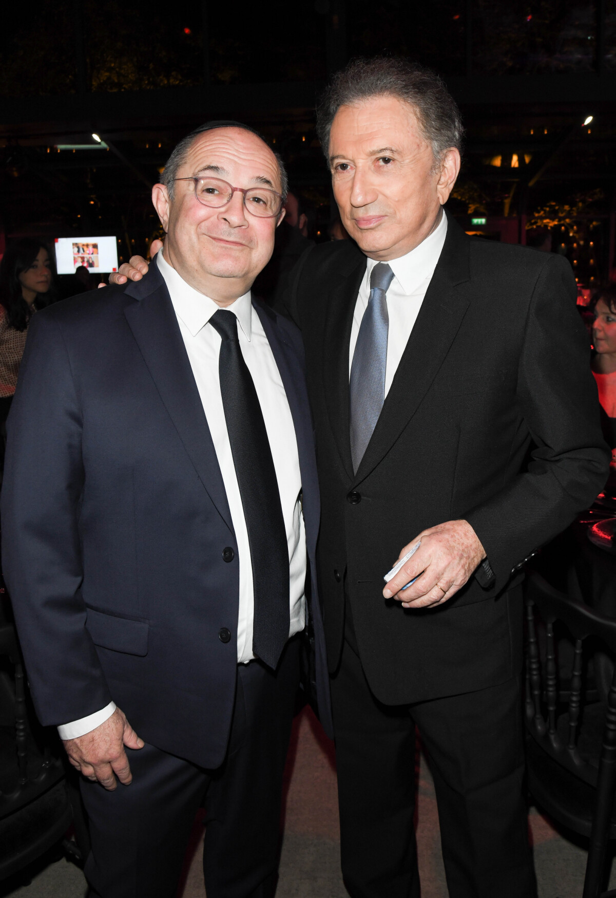Photo : Ariel Goldmann (président du Fonds social juif unifié) et ...