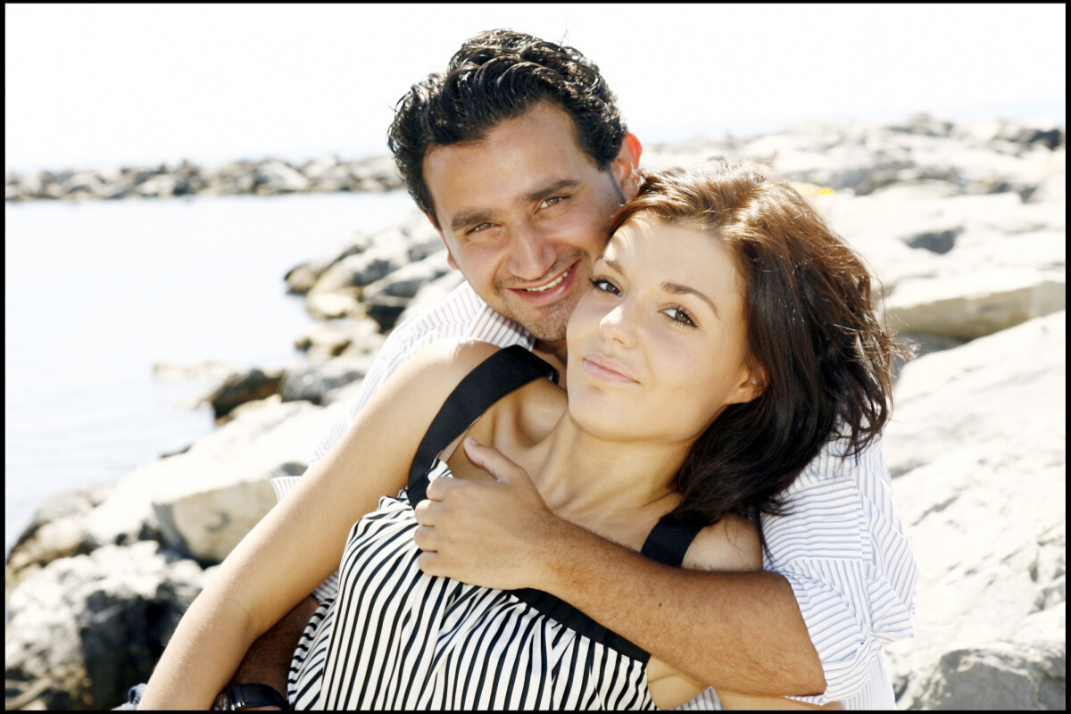 Photo : Cyril Hanouna et sa compagne Emilie le 14/07/2007 à San Remo ...