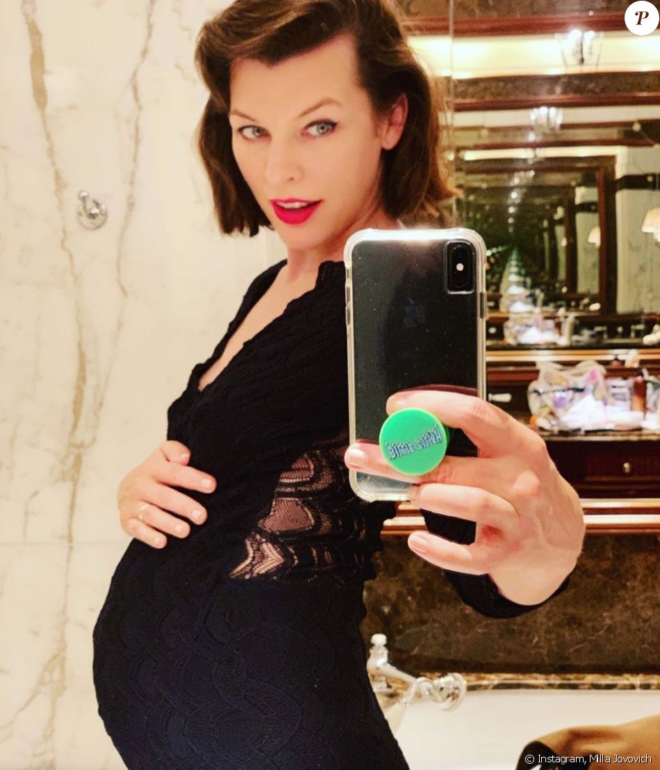 Milla Jovovich sur Instagram. Le 7 août 2019. - Purepeople