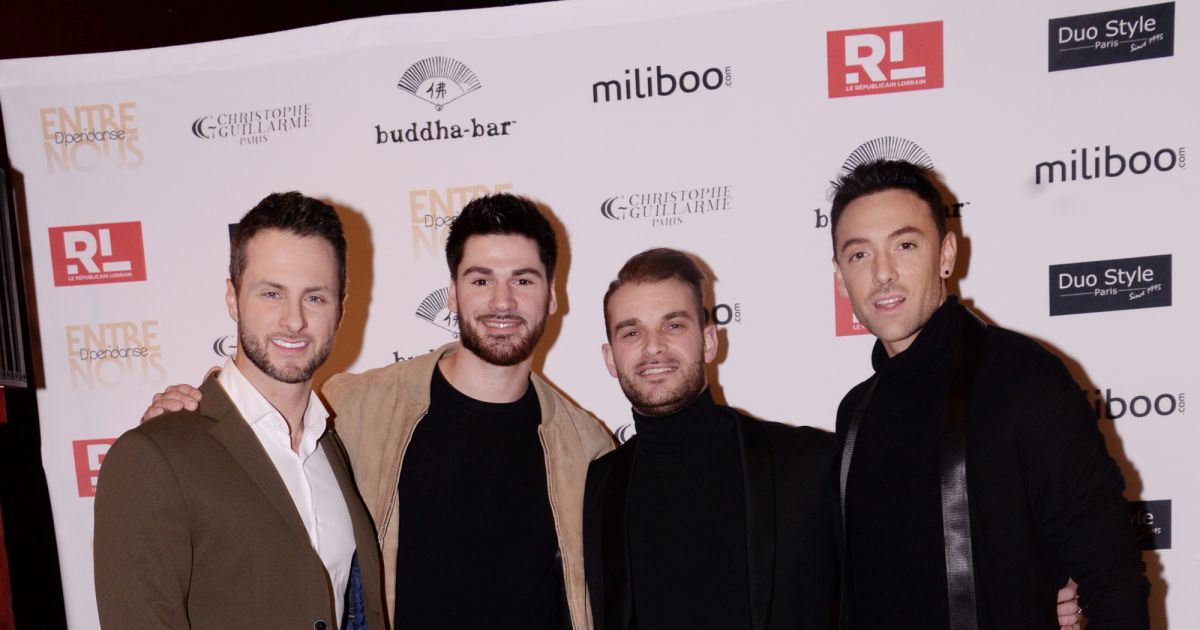 Le danseurs Christian Millette, Jordan Mouillerac, Guillaume Foucault ...