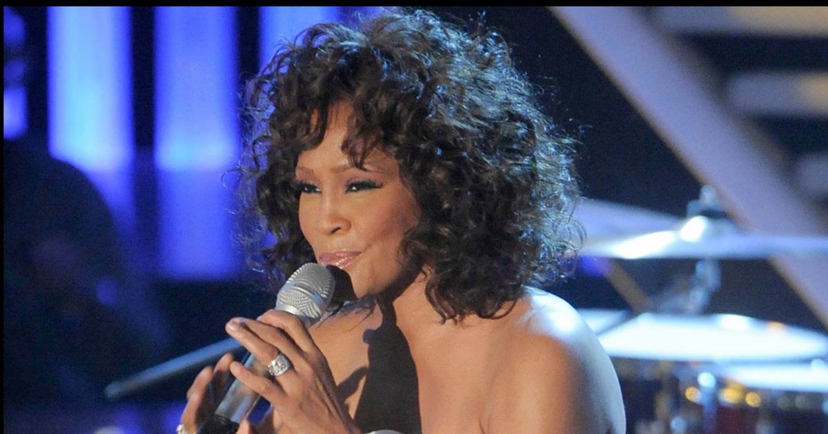 Whitney Houston sur le plateau de l'émission X Factor Italie à Milan ...