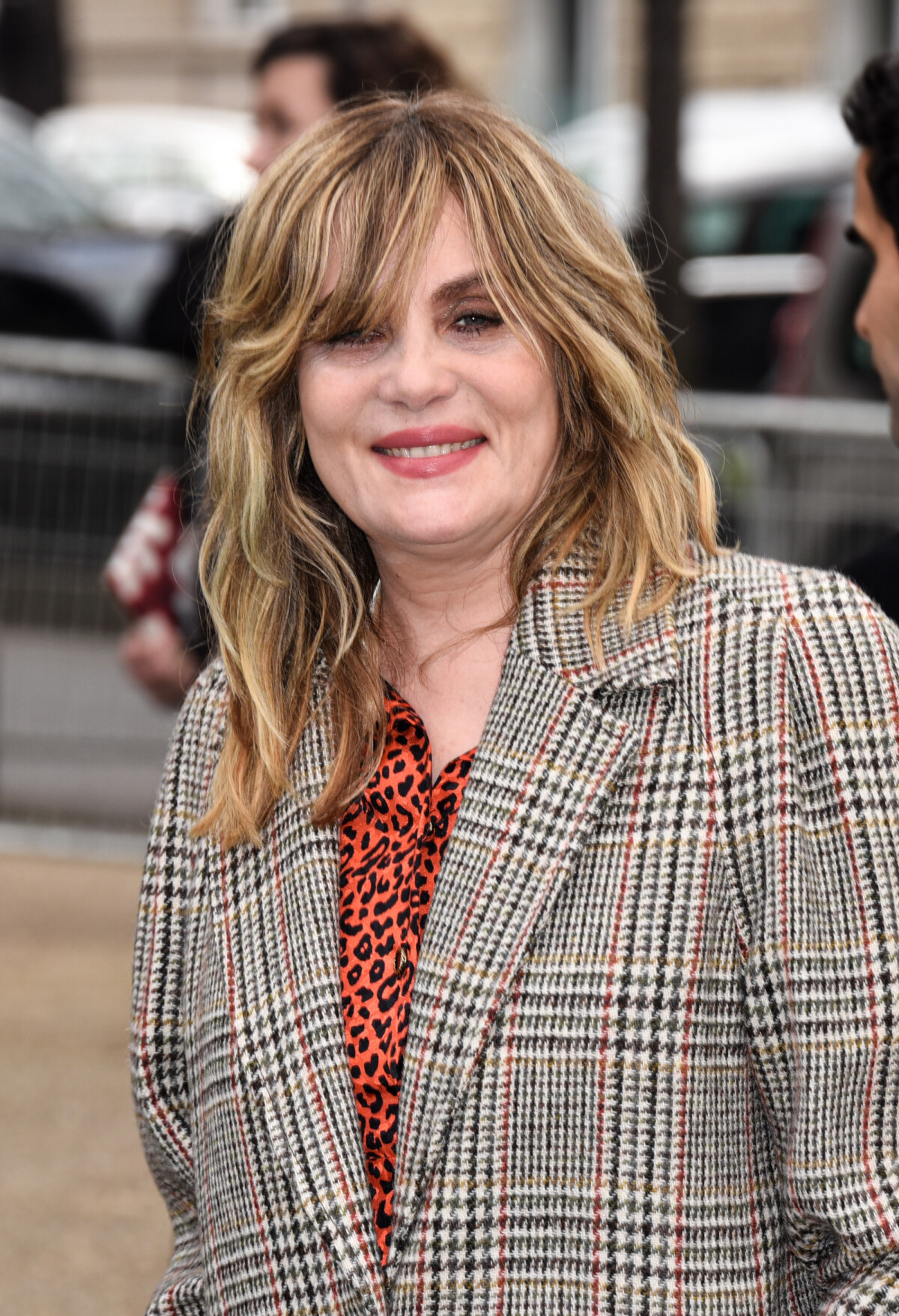 Photo : Emmanuelle Seigner - Arrivées au défilé Miu Miu collection prêt ...