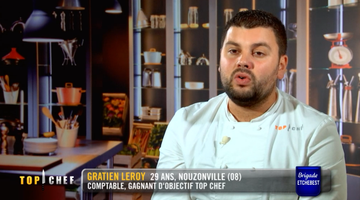 Photo : Gratien dans "Top Chef" mercredi 11 mars 2020 sur M6. - Purepeople
