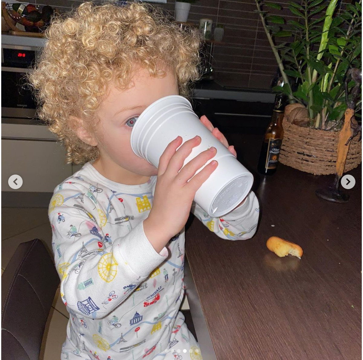 Photo : Adonis, le fils de Drake et Sophie Brussaux. Mars 2020 ...