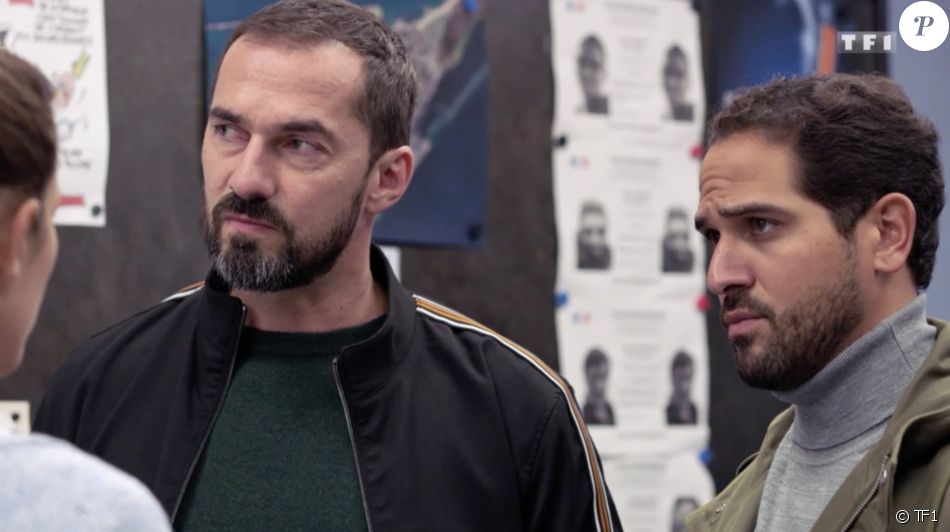 Franck Monsigny et Samy Gharbi dans la série Demain nous appartient ...
