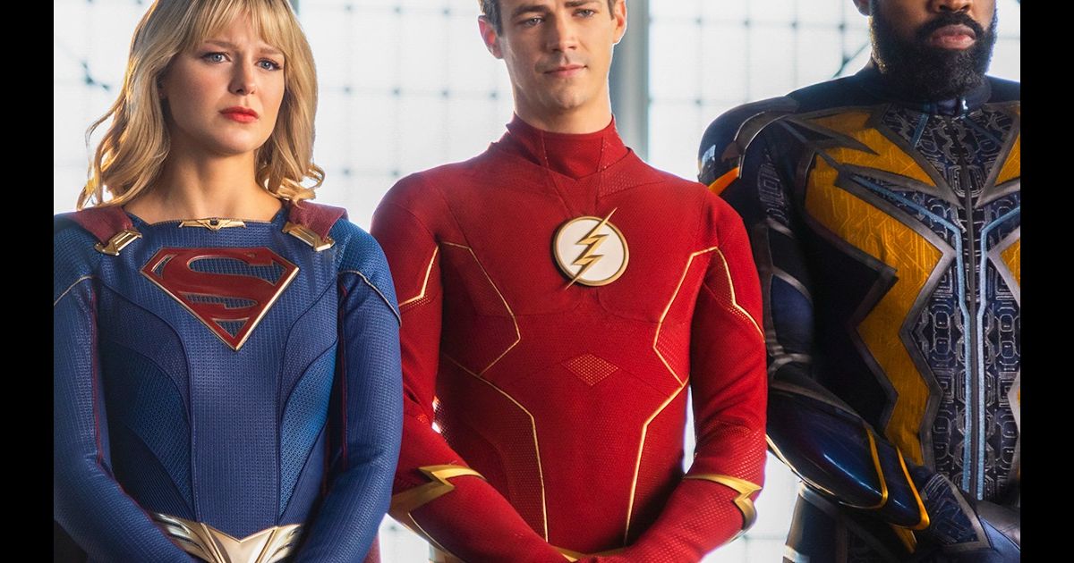Grant Austin (au milieu) est le héros de la série The Flash. Janvier ...