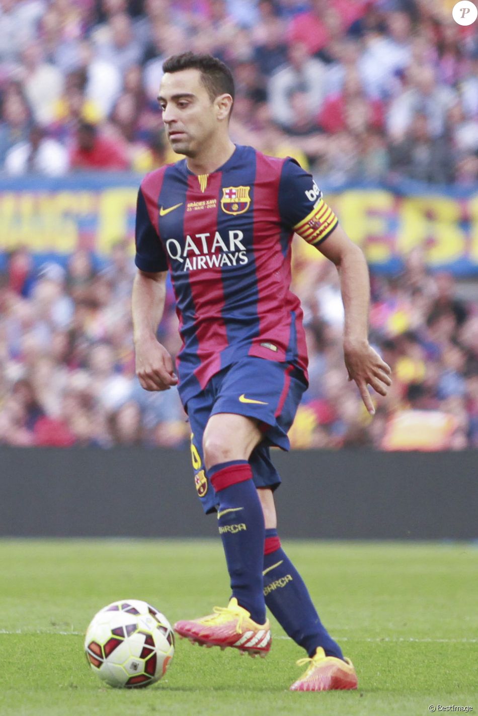 Xavi Hernandez Xavi Hernandez lors du match FC Barcelone - Deportivo ...