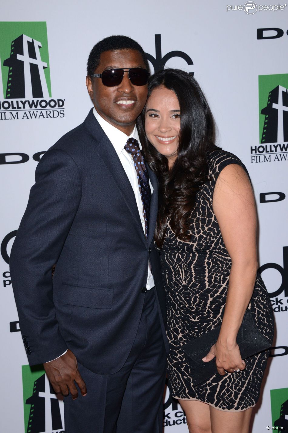 Kenneth 'Babyface' Edmonds et sa femme Nicole Pantenburg à Beverly ...