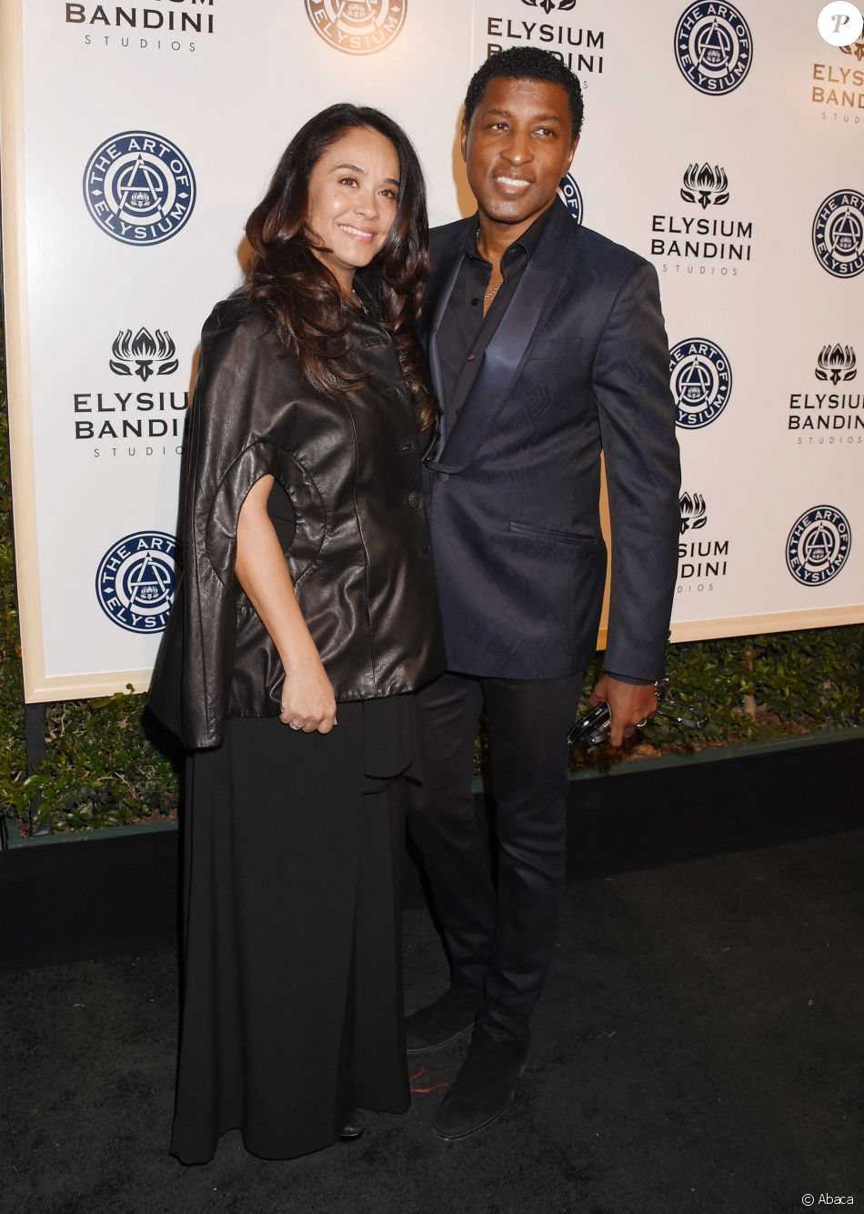 Nicole Pantenburg et Babyface à Los Angeles, le 7 janvier 2017 ...