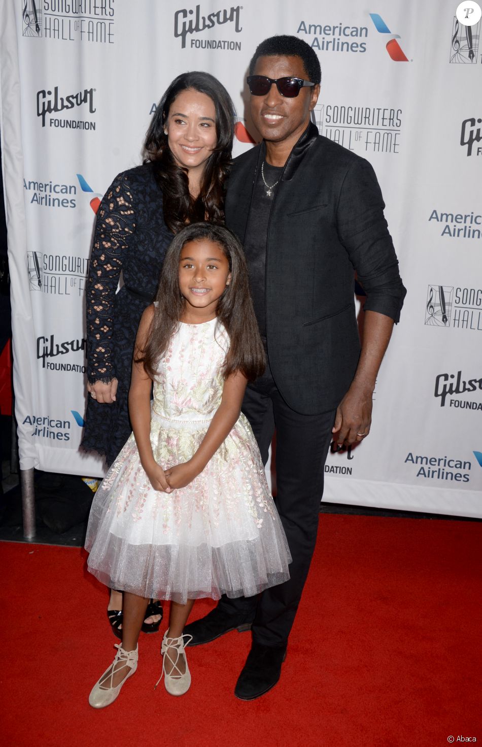 Nicole Pantenburg, Babyface et leur fille Peyton Edmonds à Los Angeles ...