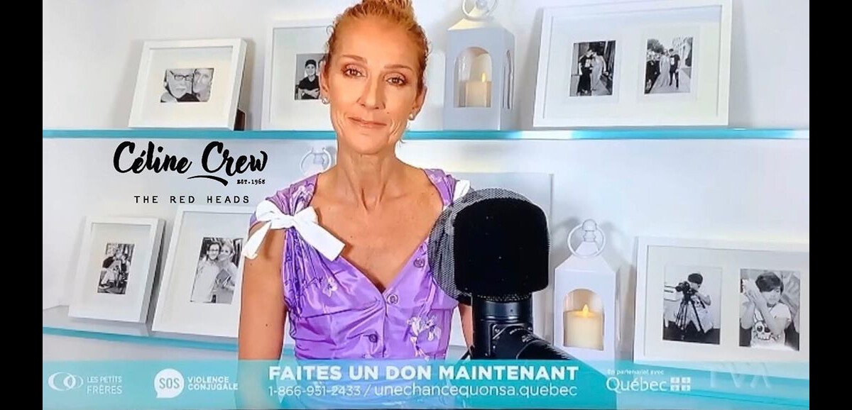 Photo : Céline Dion lors de l'émission Une chance qu'on s'a le 10 mai ...