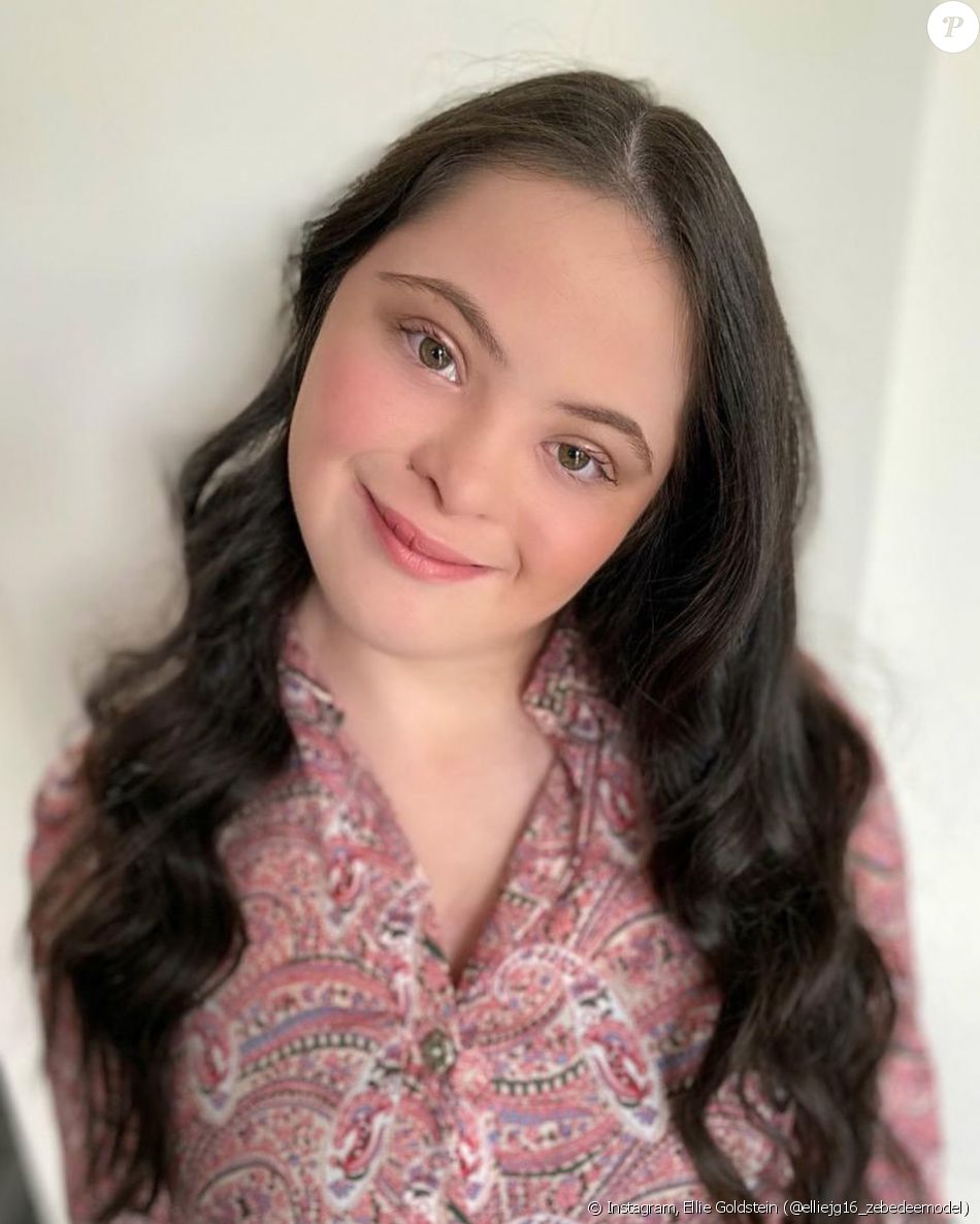 Le mannequin Ellie Goldstein. Juin 2020. - Purepeople