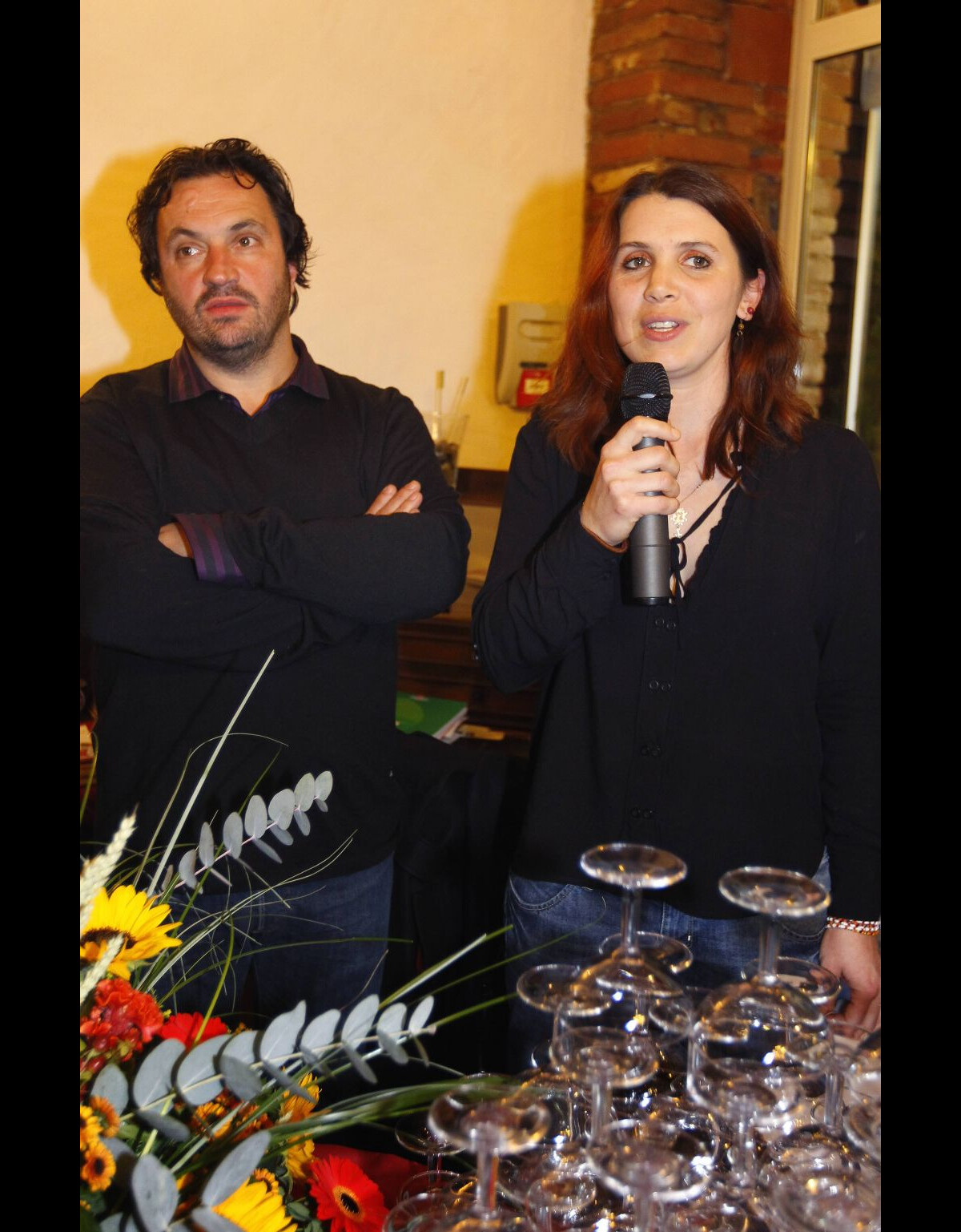 Photo : Anne Alassane aux côtés d'Yves Camdeborde - Purepeople