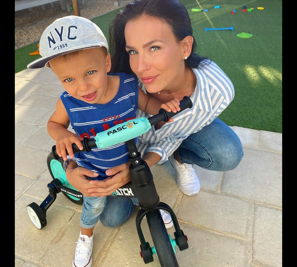 Photo : Julie Ricci et Gianni, le 30 août 2020 - Purepeople