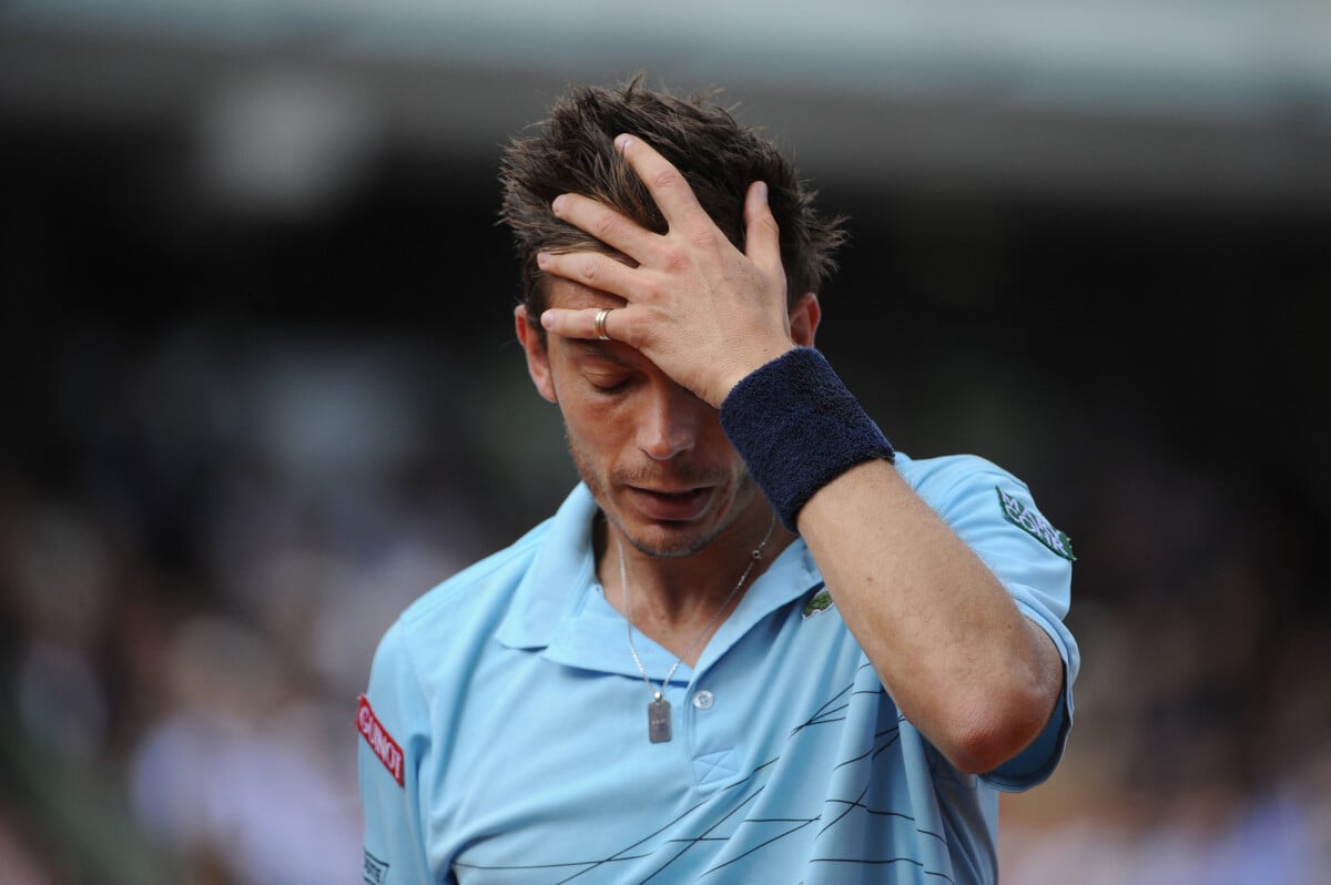 Photo : Nicolas Mahut à Roland-Garros à Paris, en juin 2012. - Purepeople