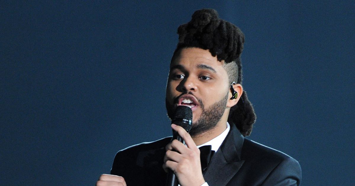 The Weeknd aux 58e Grammy Awards à Los Angeles, le 16 février 2016 ...