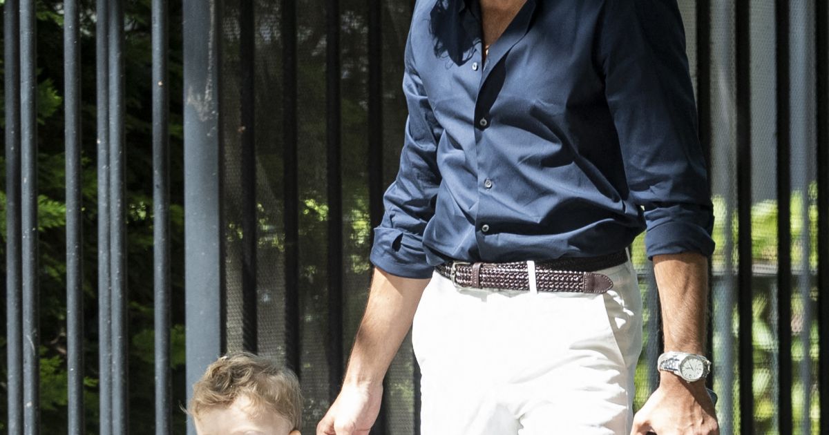 Hugo Philip et son fils Marlon - Caroline Receveur et Hugo Philip ...