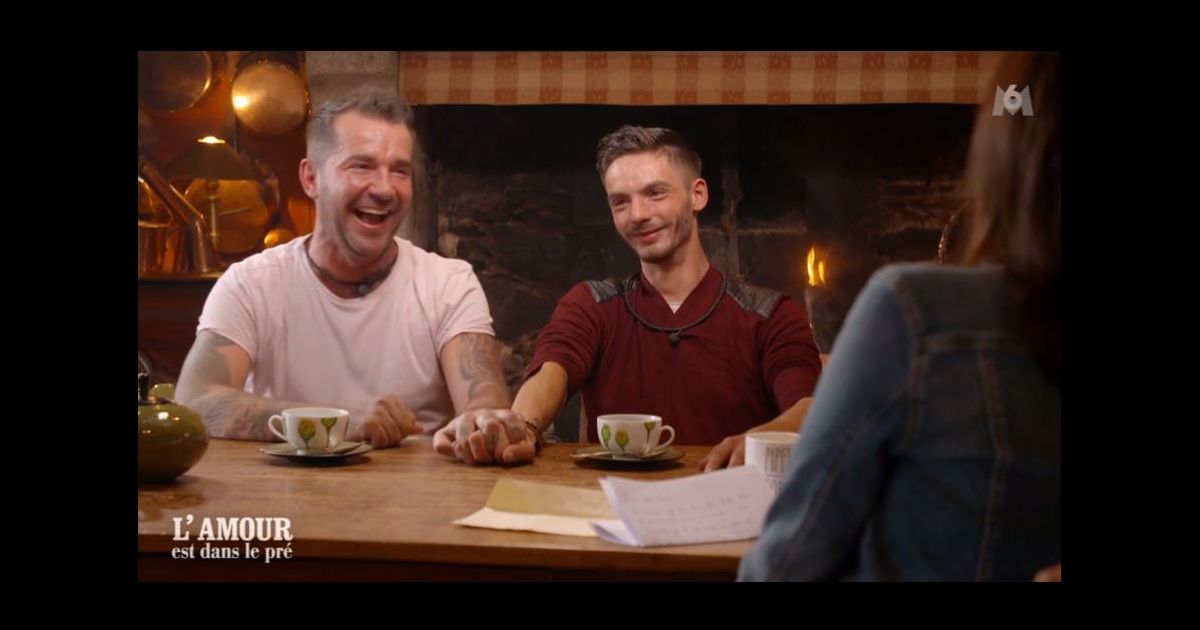 Mathieu et Alexandre lors du bilan de L'amour est dans le pré le 14 ...