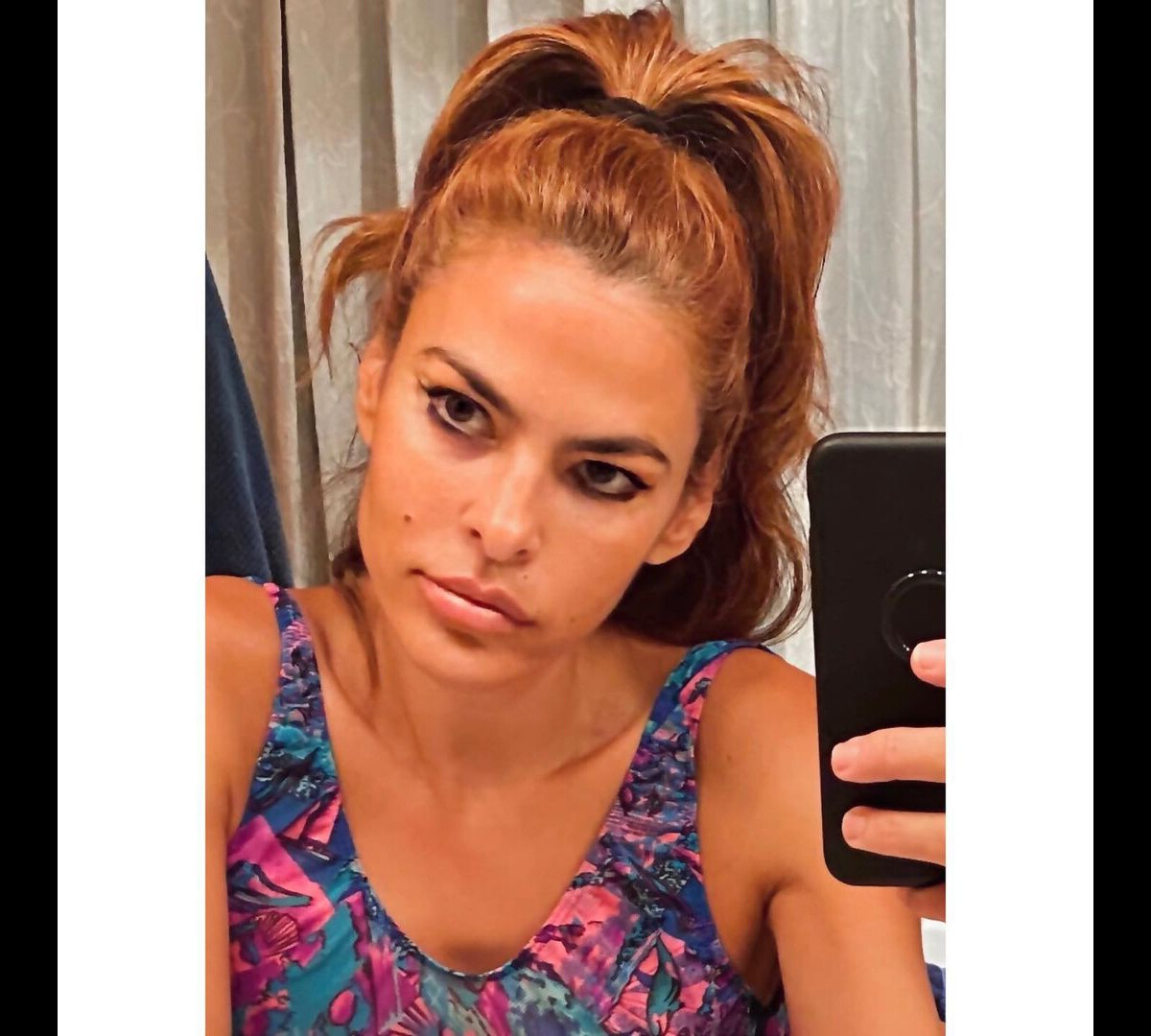 Photo : Eva Mendes sur Instagram, août 2020. - Purepeople