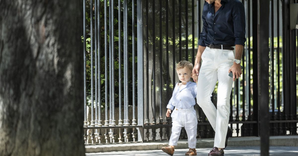 Hugo Philip et son fils Marlon - Caroline Receveur et Hugo Philip ...