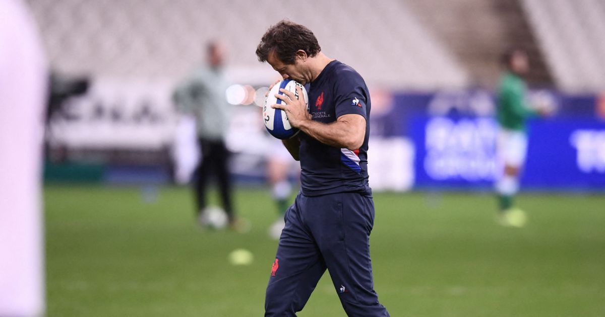 Fabien Galthié lors du match de rugby France - Irlande (35-27) au Stade ...